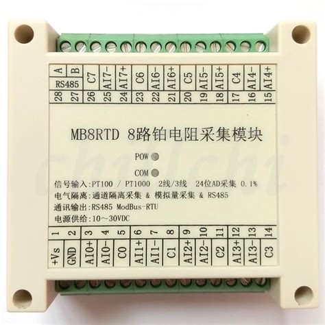PT1000 PT100 8 Way Platinum Resistance RTD High Precision Temperature