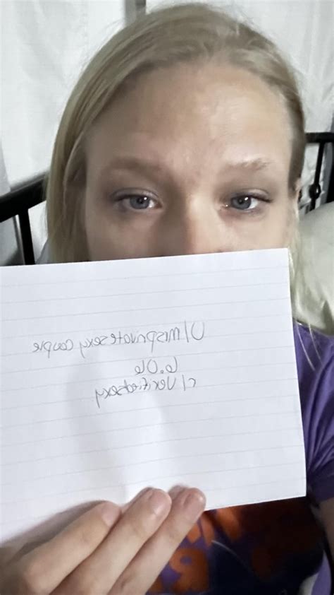 Verify Me R Verifiedsexy