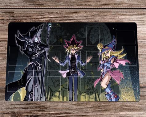 Playmat Yugioh Mago Negro E Yugi Muto Yu Gi Oh Sakura Store
