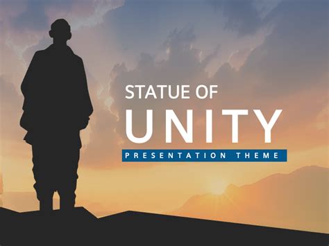 Free Statue Of Unity PowerPoint Template And Google Slides Theme