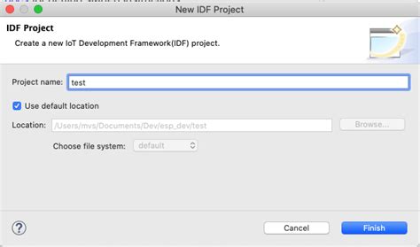 Workspace Location Cant Include Space To Create Esp Idf Project Iep