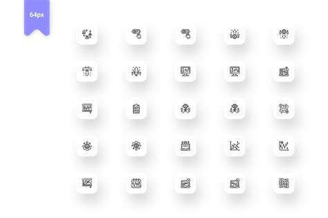 Торговые иконки Значки Включая значок и бизнес Envato