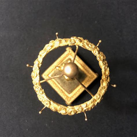 Proantic Baguier In Gilded Bronze Charles X Period