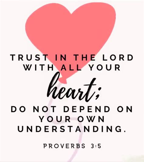 The Living — Proverbs 35 Nlt Trust In The Lord With All