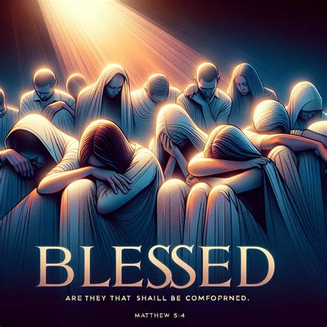 What Does Matthew 5 4 Mean Bible Art