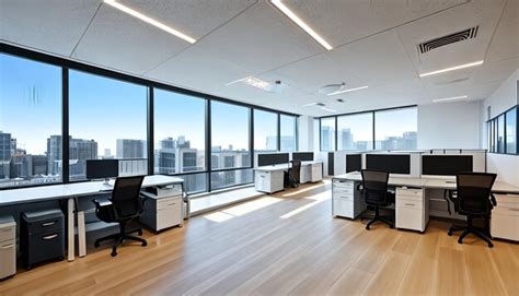 Premium Ai Image Modern Office Space Interior
