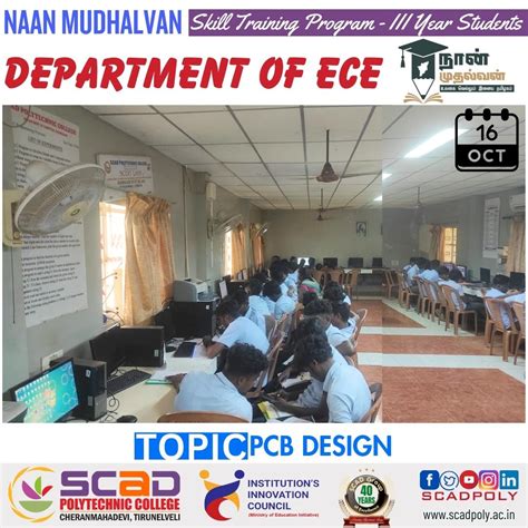 naan mudhalvan skill training program iii year news and events scad