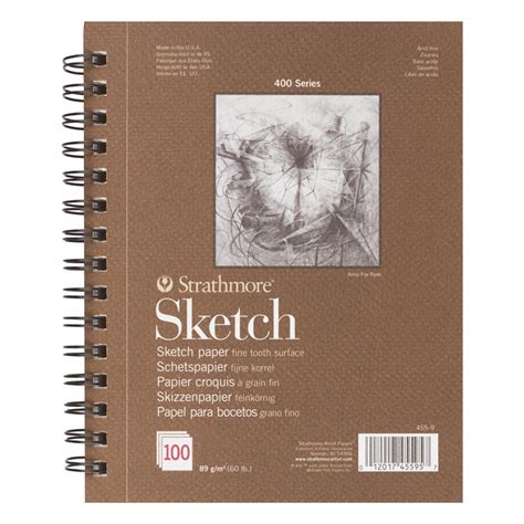 Rajzpapír Vázlatblokk Strathmore Spirálkötésű 100 Lap Különböző Méretek Legnagyobb