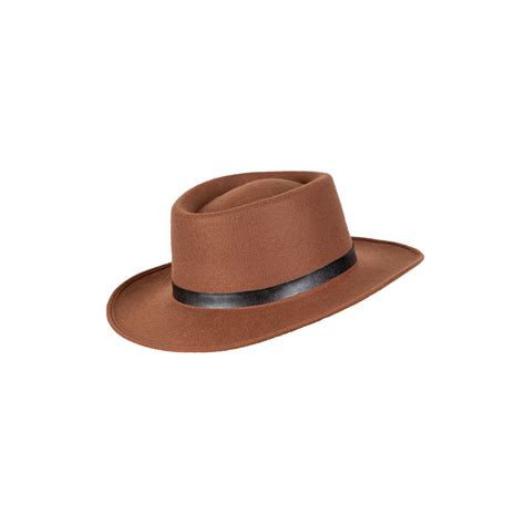 Brown Western Gunslinger Hat