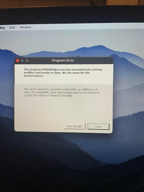 How Do I Fix This Issue On Macos Monterey R Wizard101