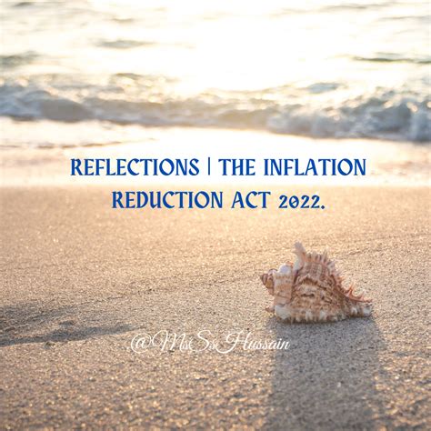 Reflections The Inflation Reduction Act Heart S Forever