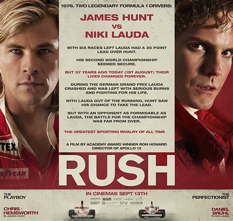 Rayo Verde RUSH De Ron Howard La Historia De Niki Lauda Y James Hunt