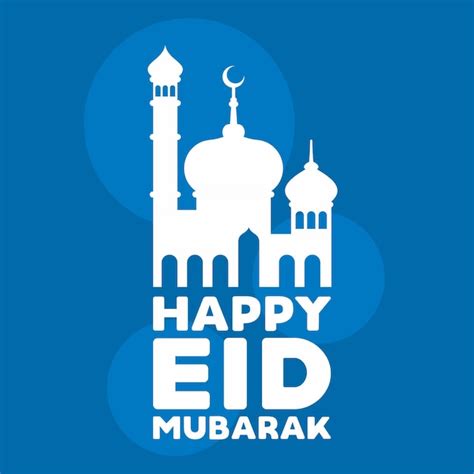 Premium Vector Eid Mubarak Islamic Design Crescent Moon Vector Design