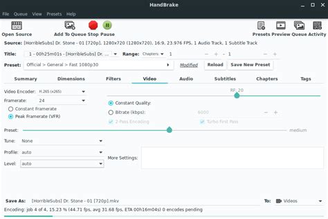 Transcoding With H HEVC Caspershire Meta