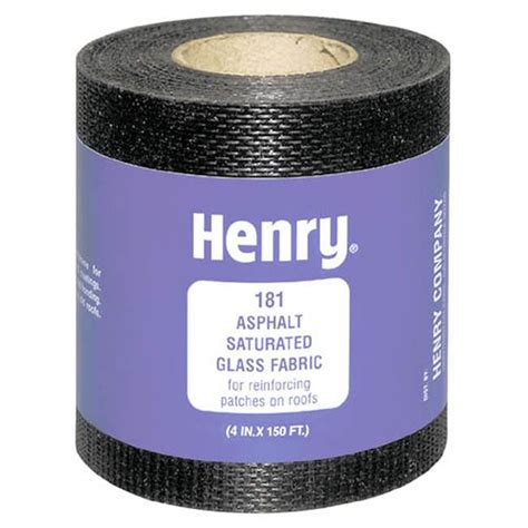 Henry Black Resin Coated Fiberglass Patching Fabric