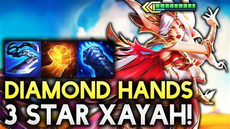 3 Star Xayah Unkillable Carry With Diamond Hands Teamfight Tactics