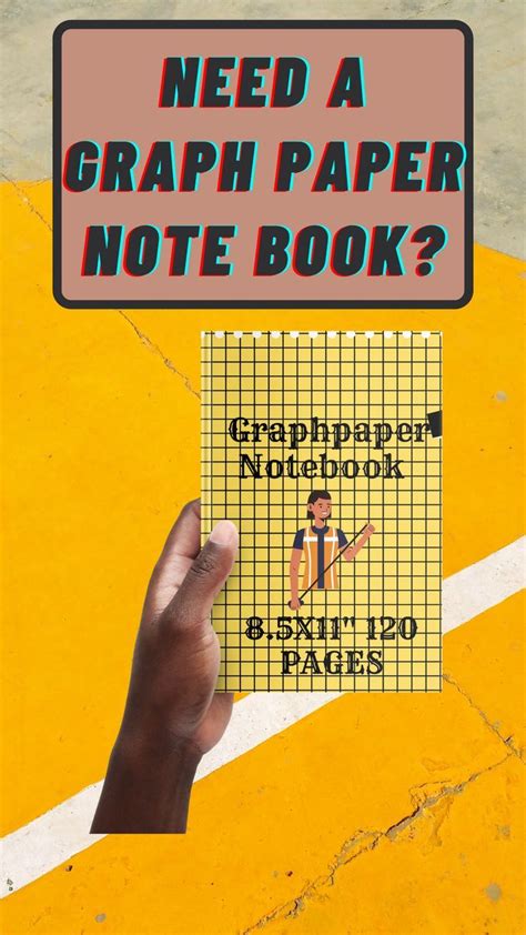 Graph Paper Notebook Cute Yellow Graph Paper Journal Notepad For Engineers Architects