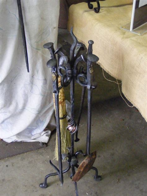 Rr Spike Fireplace Set Blacksmithing Events I Forge Iron