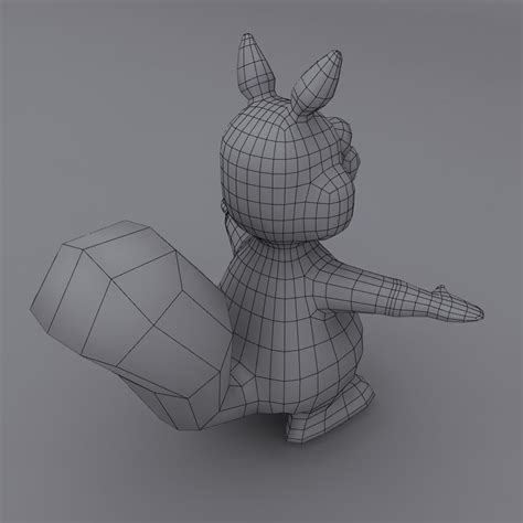 Comic Squirrel Modelo 3d 5 Unknown Fbx Obj Max 3ds Free3d