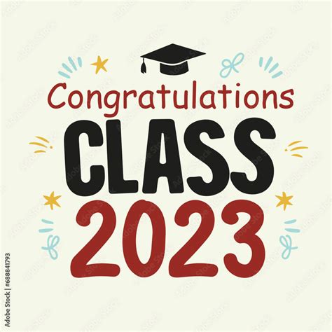 Congratulations Class Of 2023 Greeting Sign Congrats Graduated