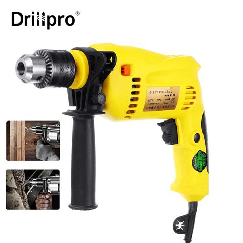 Drillpro 220v 1880w Electric Impact Drill Brushles Grandado