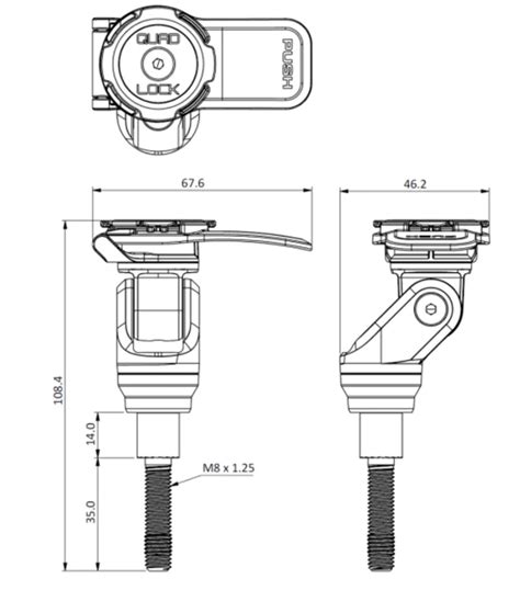 Quad Lock Handlebar Clamp Mount Mc Utstyr