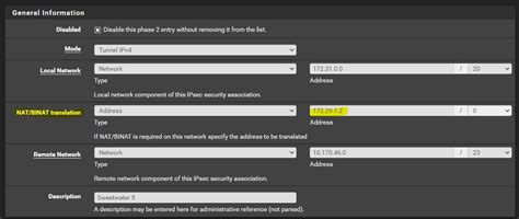 Tunneling Between Ipsec Traffic Selector Wrong Netgate Forum