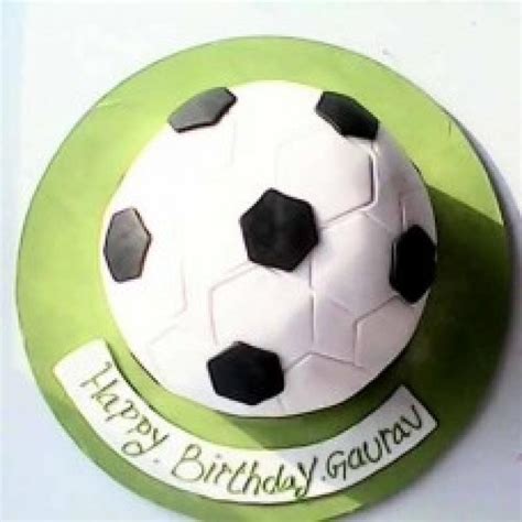 Soccer Ball Fondant Cake Truffle Cake