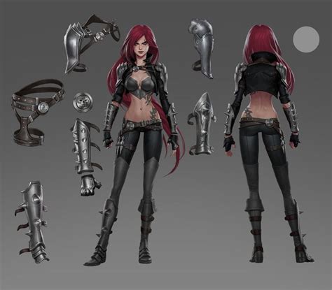 Katarina Armor Concept League Of Legends Katarina Lol League Of