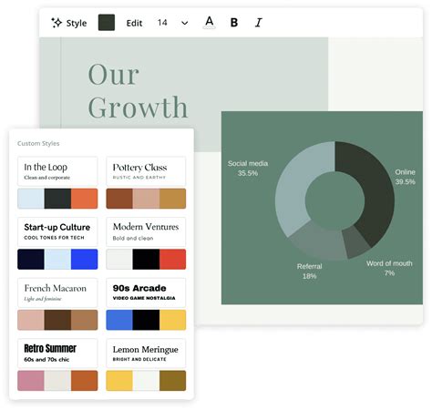 Free Online Doughnut Chart Maker Create A Custom Doughnut Chart In Canva