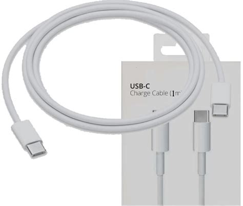 cable type c to type c pd white 2m