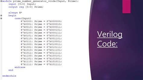 Mini Project Title Prime Number Generator Ppt