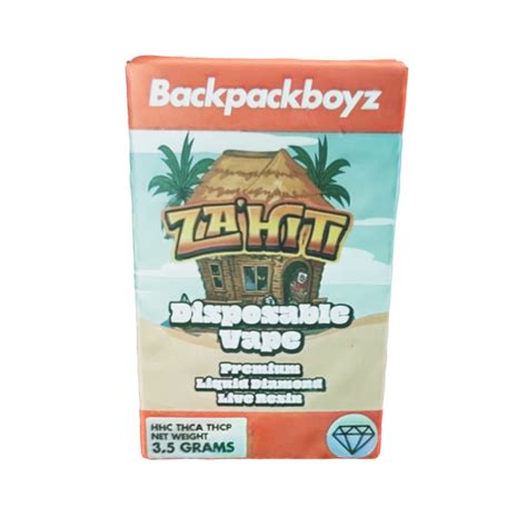 Backpack Boyz Zahiti White Vape Hhc Thca Dc Llc