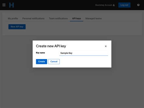 Api Keys Horreum