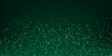 Premium Vector Matrix Code Stream Green Data Codes Screen