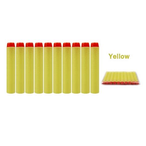 100pcs Refill Yellow Bullets Dart For Nerf N Strike Elite Rampage