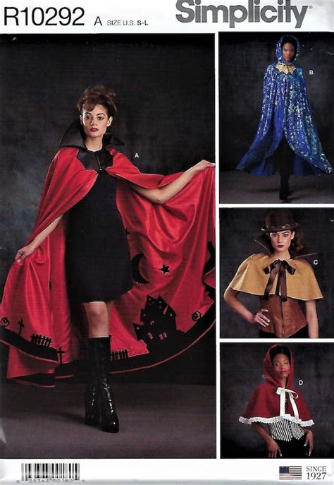 Simplicity Costume Pattern 9008r10292cosplaymisses Etsy