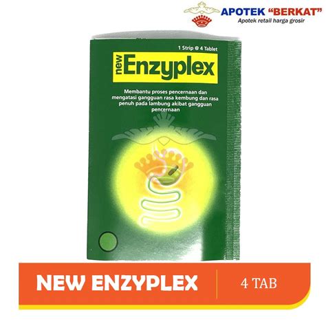 Jual New Enzyplex 1 Strip 4 Tablet Shopee Indonesia