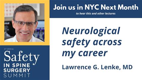 Safety In Spine Surgery On Linkedin Hear Sessions From Lawrence G