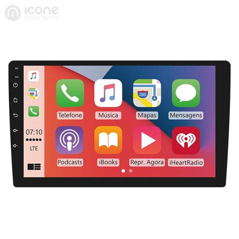 Central Multimida 10 Polegadas Carplay Android Auto Ar70 Central Multimídia Para Carro