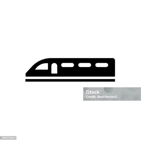 고속 기차 아이콘 벡터 기호와 기호 흰색 배경 고속 열차 로고 개념에 고립 관광에 대한 스톡 벡터 아트 및 기타 이미지 관광