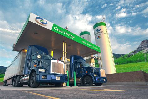 Liquefied Natural Gas Lng Clean Energy Fuels
