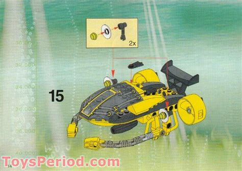 Lego 4792 Alpha Team Navigator And Rov Instructions And Parts List