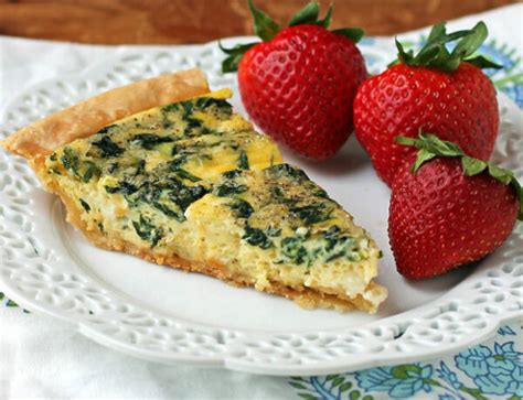 Spinach Feta Quiche Emily Bites