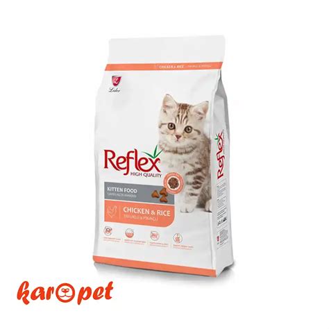 خرید غذای خشک بچه گربه رفلکس مدل Kitten با طعم مرغ و برنج