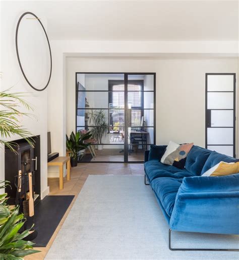 Hackney House Features Black Joinery And A Back Garden Sauna