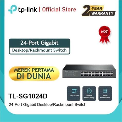 Jual Tp Link Tl Sg D Pure Gigabit Switch Port Gigabit Desktop Switch Di Seller Wira Cctv