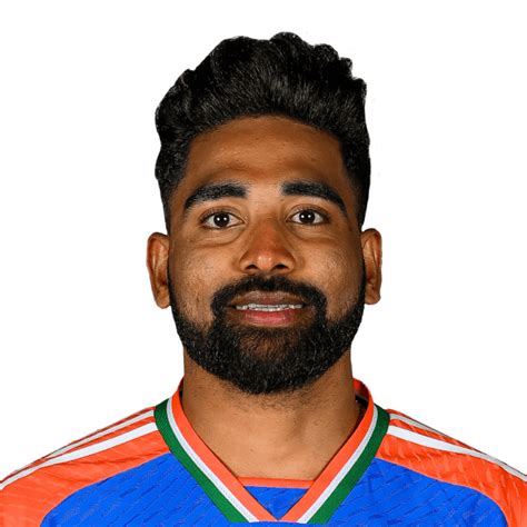 Mohammed Siraj Cricket Career Stats Records Icc Rankings Wisden