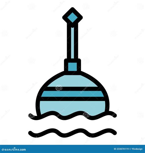 浮动浮点图标颜色轮廓矢量图 向量例证 插画 包括有 瓶颈 飞行 线路 有角 异常分支 诱剂 233070119