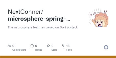 GitHub NextConner Microsphere Spring Projects The Microsphere